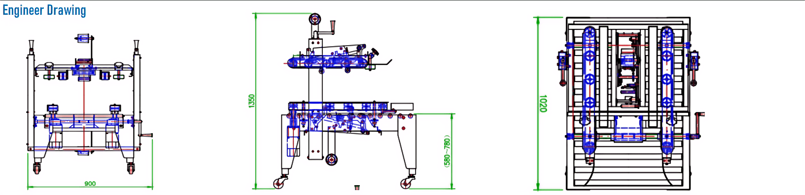 Utility Semi Automatic Carton Sealing Machine MC-05 Pro - Pallet ...