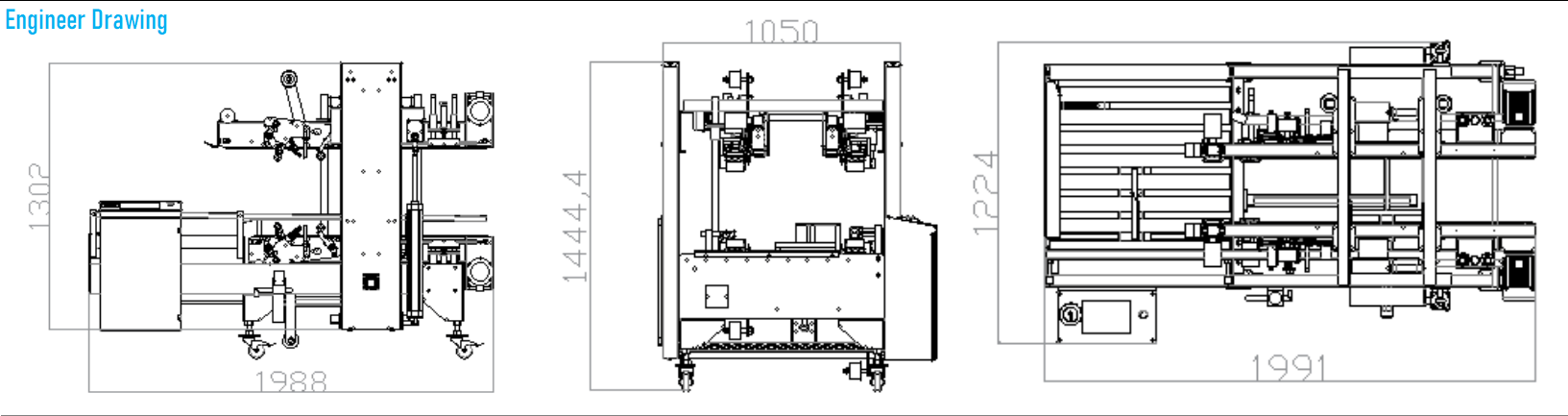 MC-07 Corner Sealing Automatic Carton Sealing Machine - Pallet Wrapping ...